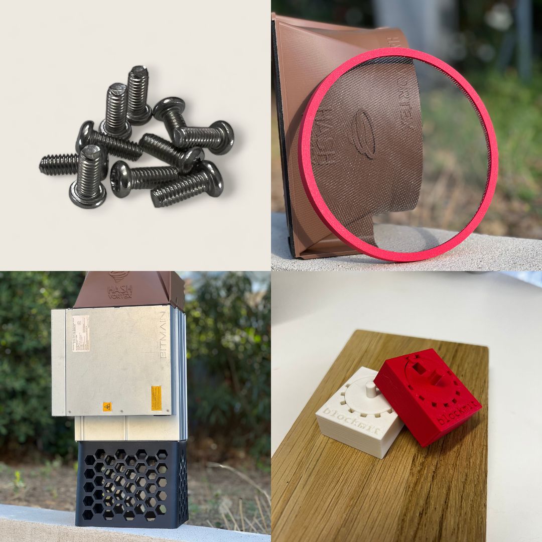ASIC Miner Accessories, Mounting Kits & Air Filters | HashVortex
